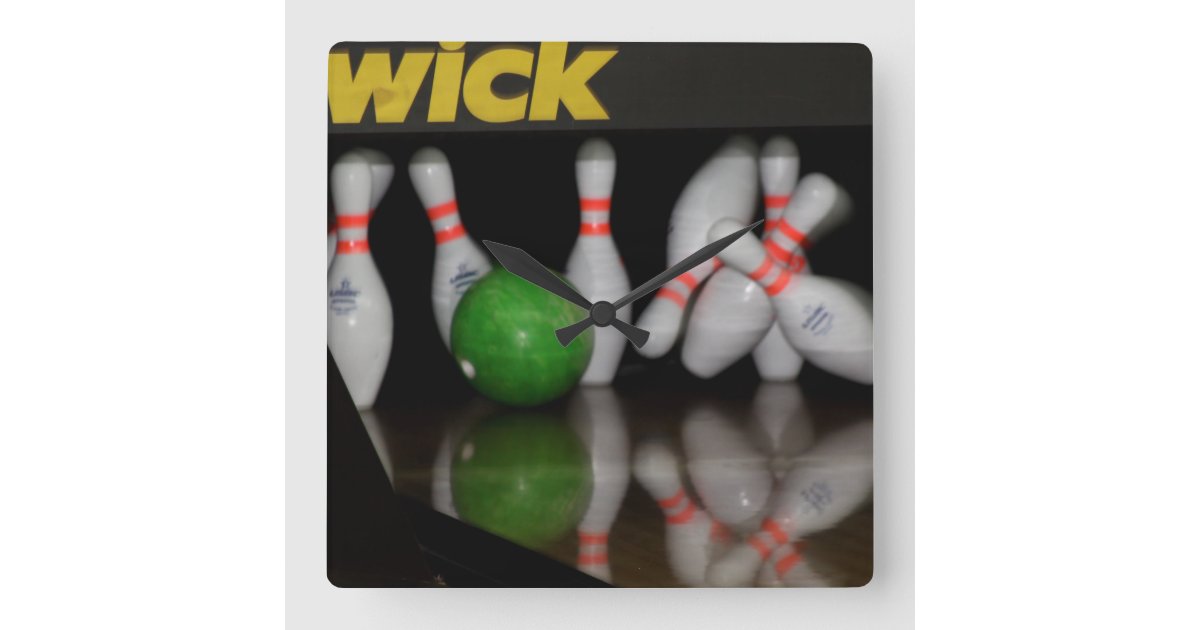 Bowling Pin Clock | Zazzle