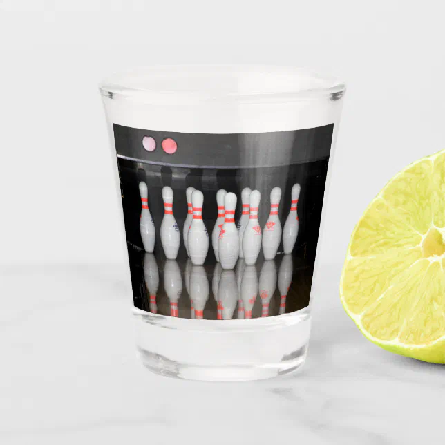 Bowling Pin Shot Glass | Zazzle