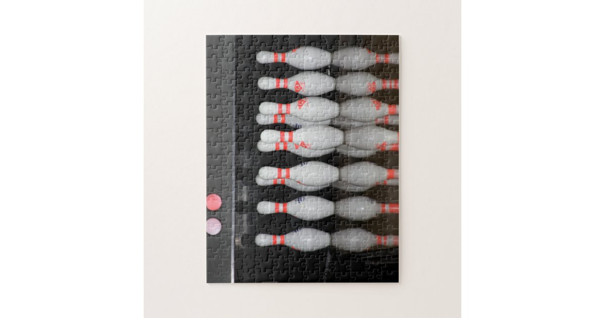 Bowling Pins Jigsaw Puzzle | Zazzle