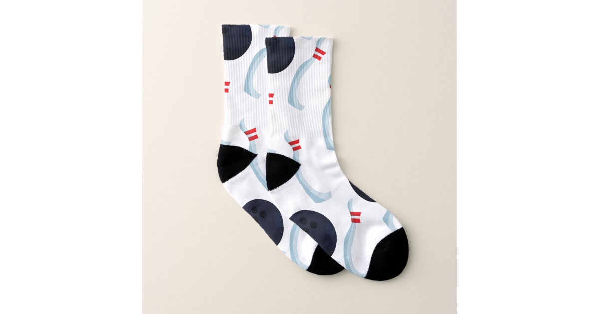 Bowling Pro Theme Collection All-Over-Print Socks | Zazzle