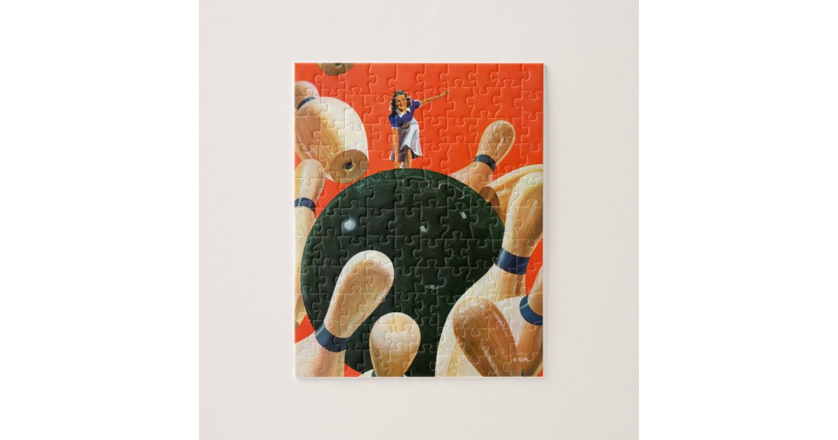 Bowling Strike Jigsaw Puzzle | Zazzle