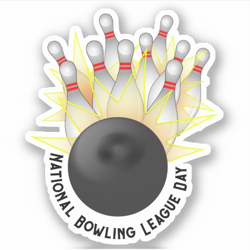 Bowling Strike Sticker | Zazzle