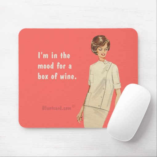 box of wine mouse pad | Zazzle