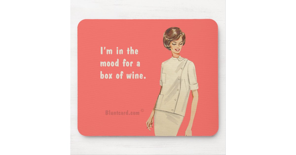 box of wine mouse pad | Zazzle