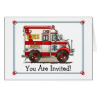 Ambulance Birthday Party Invitation | Zazzle.com