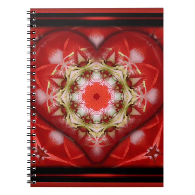 Boxed Heart Notebook | Zazzle