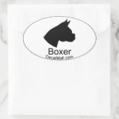 Boxer Auto Window Decal Sticker | Zazzle