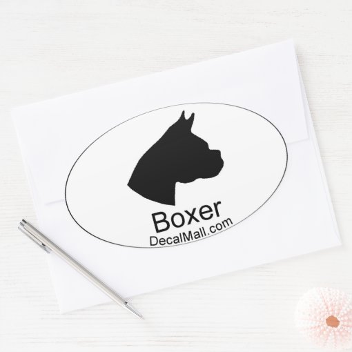 Boxer Auto Window Decal Sticker | Zazzle