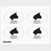Boxer Auto Window Decal Sticker | Zazzle