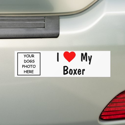 Boxer Bumper Sticker | Zazzle