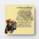 Boxer Dog Father Poem Plaque | Zazzle