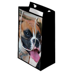Boxer dog gift bag | Zazzle