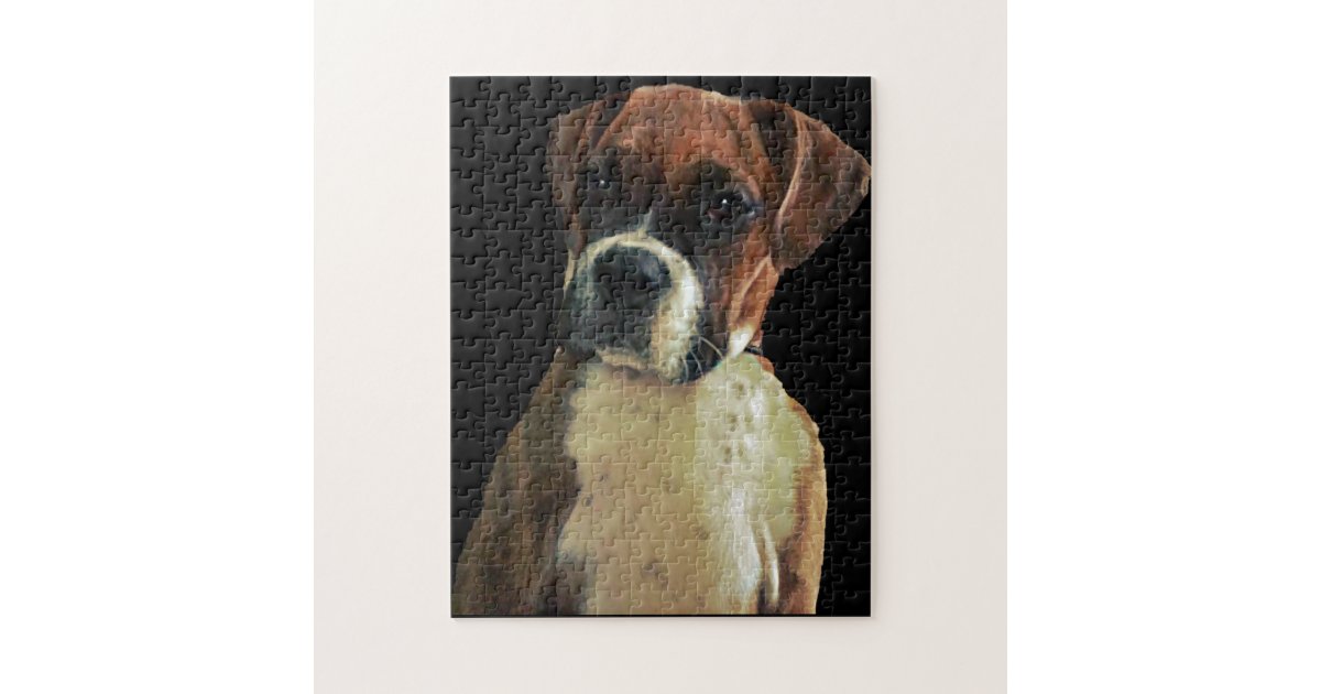 BOXER DOG jigsaw puzzle | Zazzle