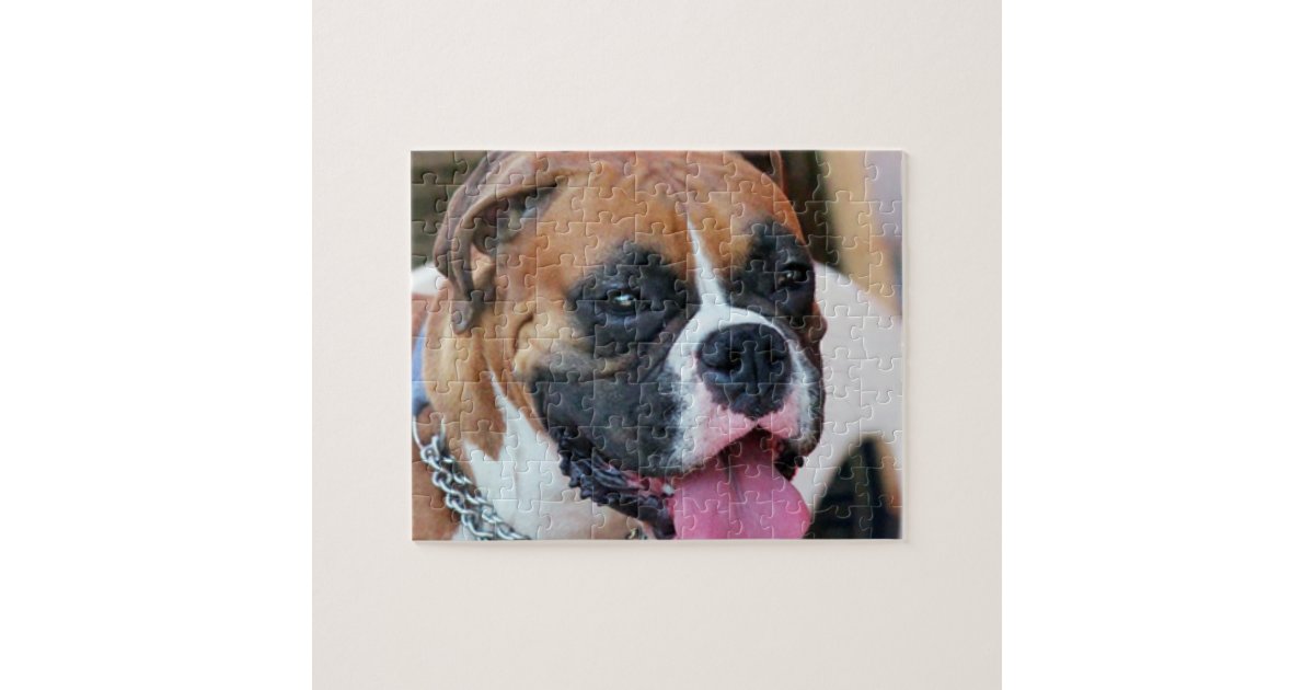 Boxer Dog Jigsaw Puzzle | Zazzle