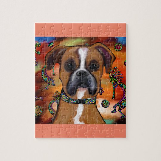 Boxer Dog Jigsaw Puzzle | Zazzle.com