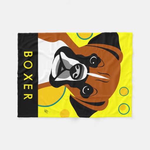 Boxer Dog Lover Gifts Fleece Blanket | Zazzle