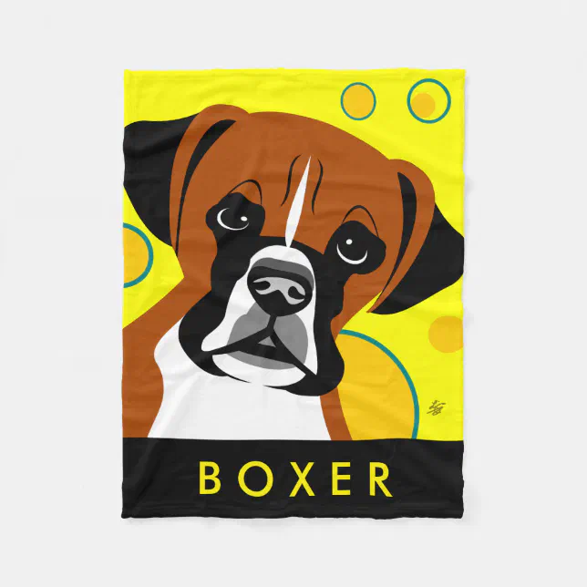 Boxer Dog Lover Gifts Fleece Blanket | Zazzle