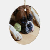 Boxer dog ornament | Zazzle