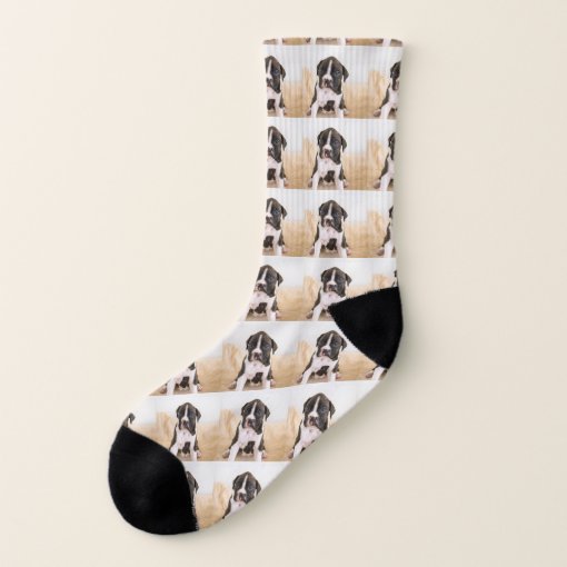 Boxer Dog Photo Socks- Gifts for Boxer Dog Lovers Socks | Zazzle