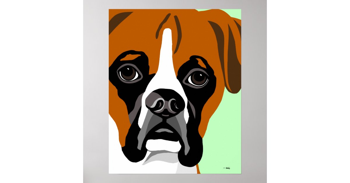 Boxer Dog Posters | Zazzle