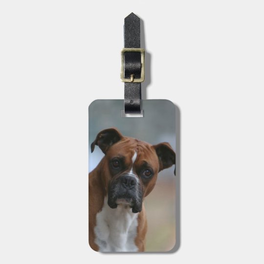 Boxer dog Purse/Luggage Tag | Zazzle.com