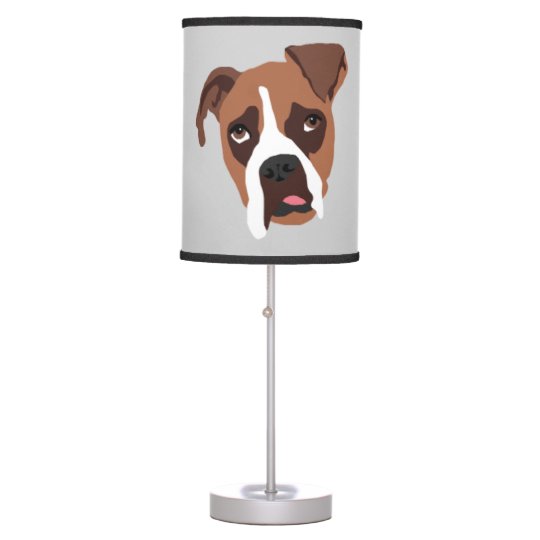Boxer Dog Table Lamp | Zazzle.com