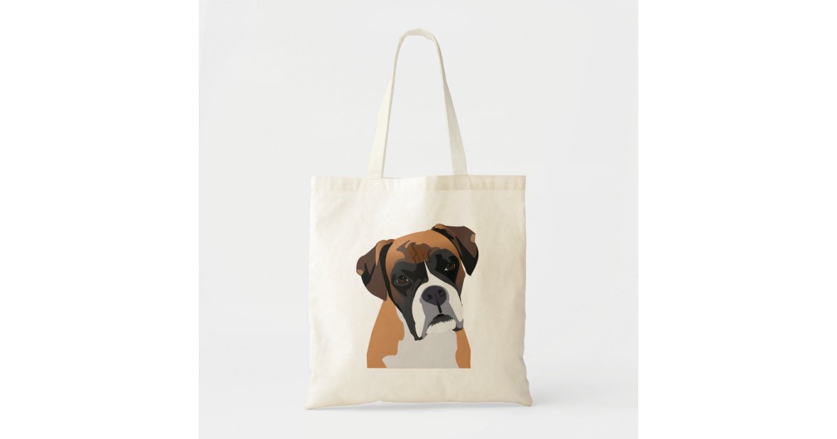 Boxer Dog Tote Bag | Zazzle