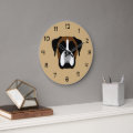Boxer Dog Wall Decor Clocks | Zazzle