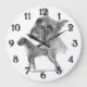 Boxer Dogs Large Clock | Zazzle
