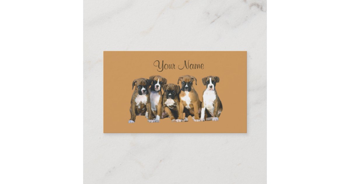 Boxer Lover Business Card | Zazzle