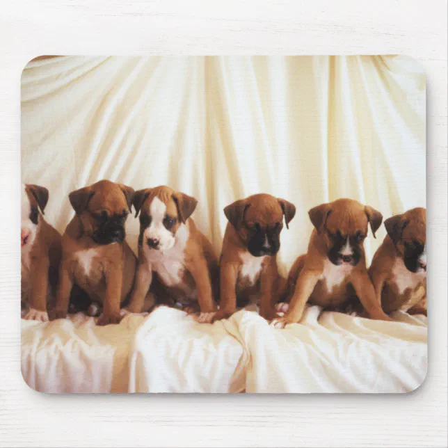 boxer puppy mouse pad | Zazzle