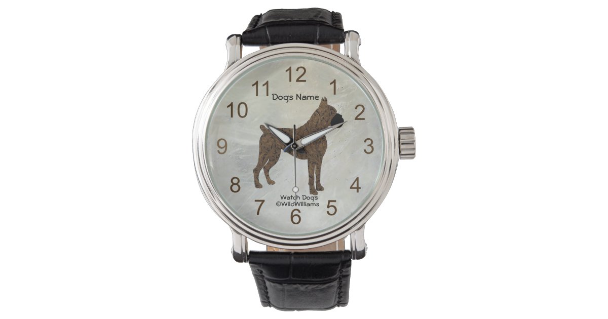 Boxer "Watch Dog" Watch | Zazzle
