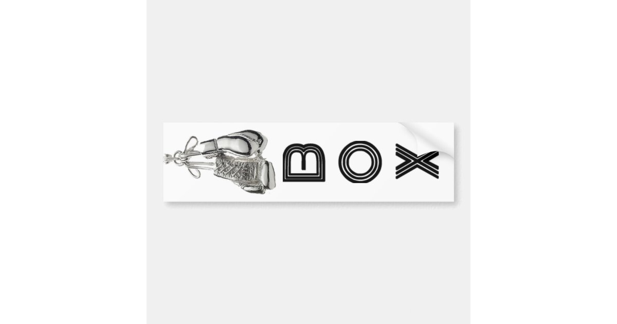 BOXING Bumper Sticker | Zazzle