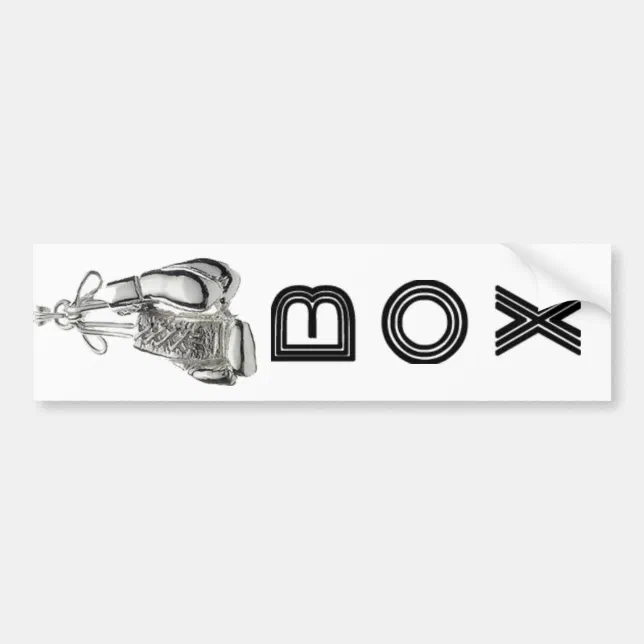 BOXING Bumper Sticker | Zazzle