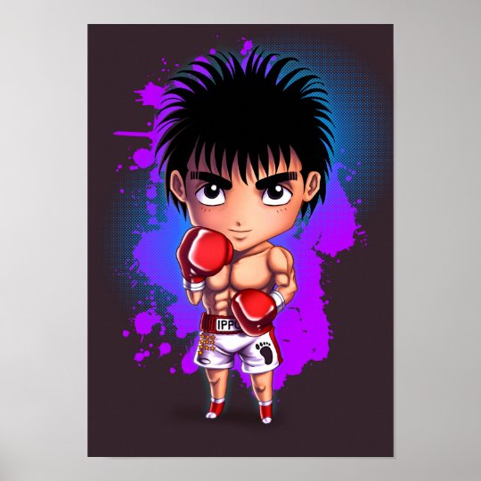 Boxing Chibi Poster | Zazzle.com