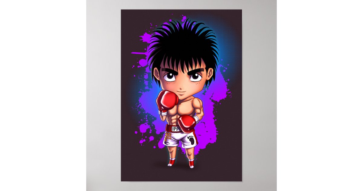 Boxing Chibi Poster | Zazzle