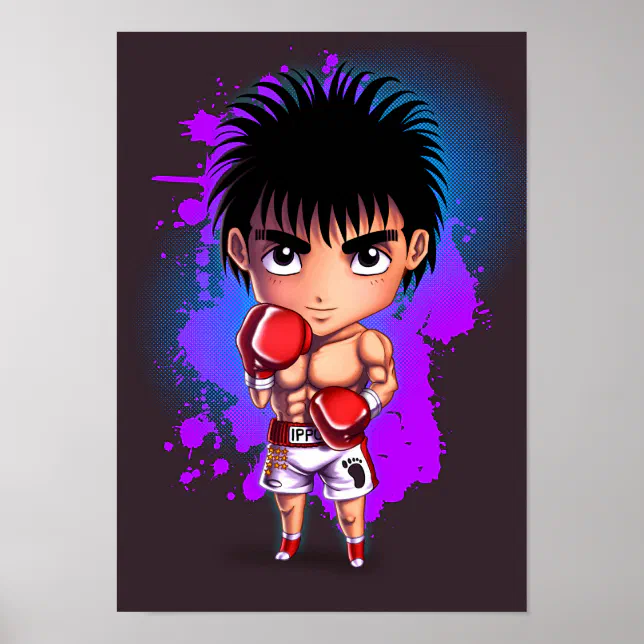 Boxing Chibi Poster | Zazzle