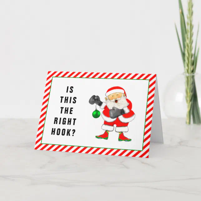 Boxing Christmas Holiday Card | Zazzle