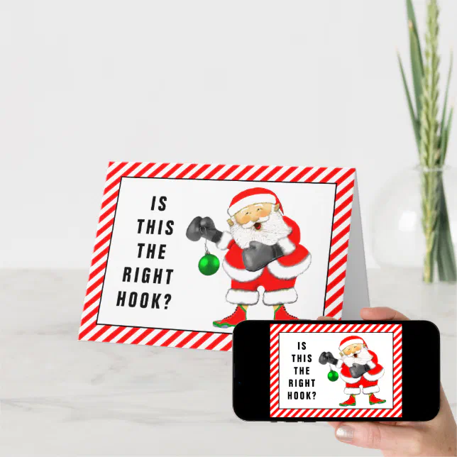 Boxing Christmas Holiday Card | Zazzle