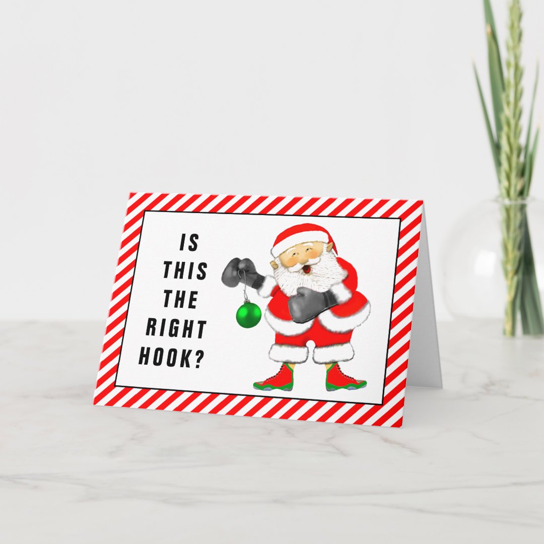 Boxing Christmas Holiday Card | Zazzle