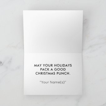 Boxing Christmas Holiday Card | Zazzle