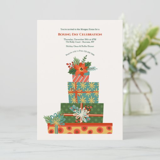Boxing Day Invitation | Zazzle