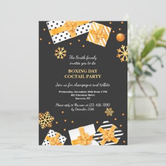 Boxing Day Invitation | Zazzle