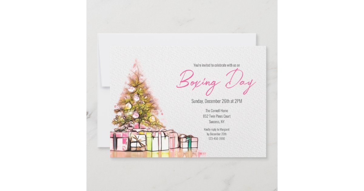 Boxing Day Invitations | Zazzle