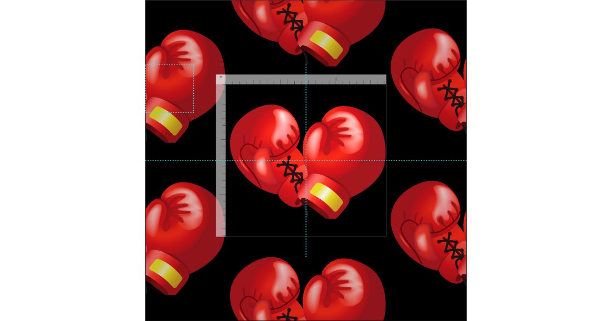 Boxing Design Fabric | Zazzle