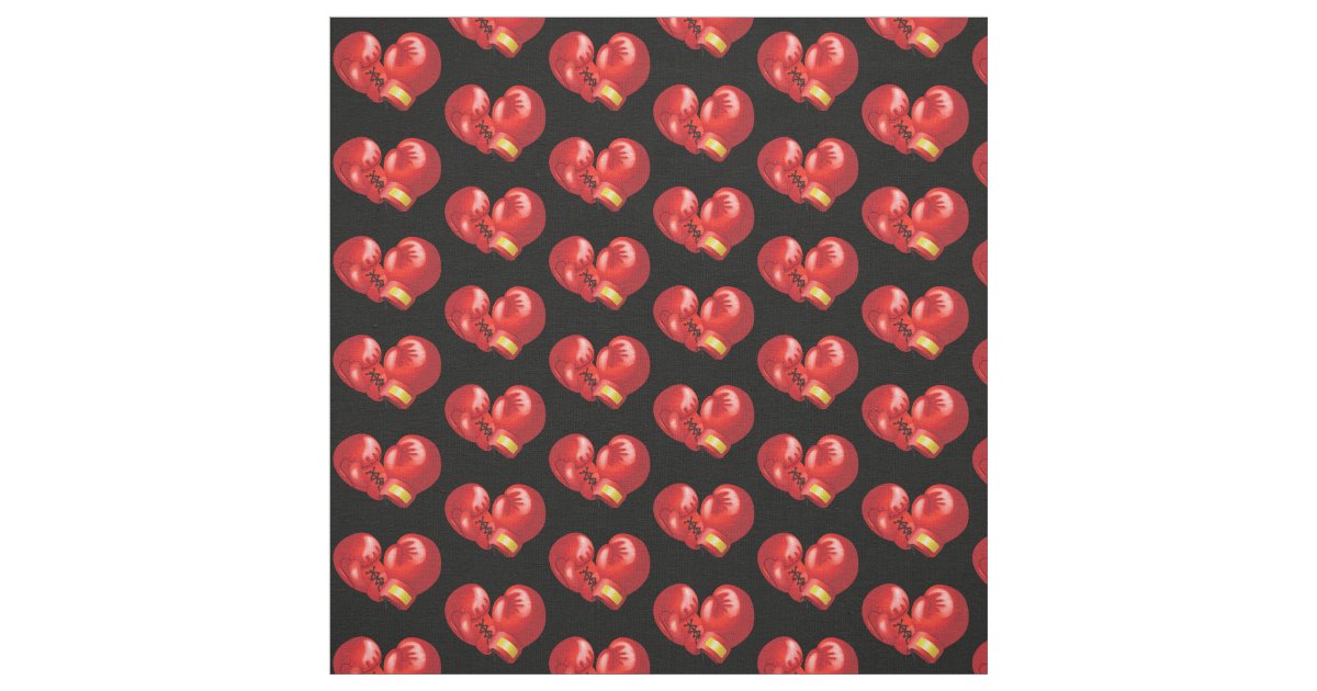 Boxing Design Fabric | Zazzle