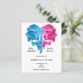 Boxing gender reveal party invitations | Zazzle