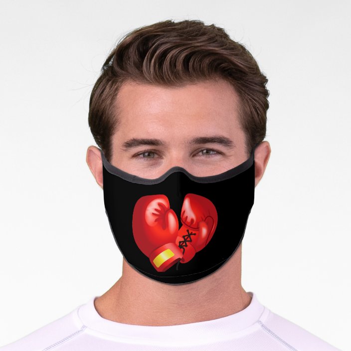 Boxing Gloves Premium Face Mask | Zazzle.com
