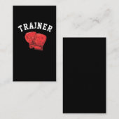 Boxing Trainer Boxer Personal Coach Box Training Business Card | Zazzle