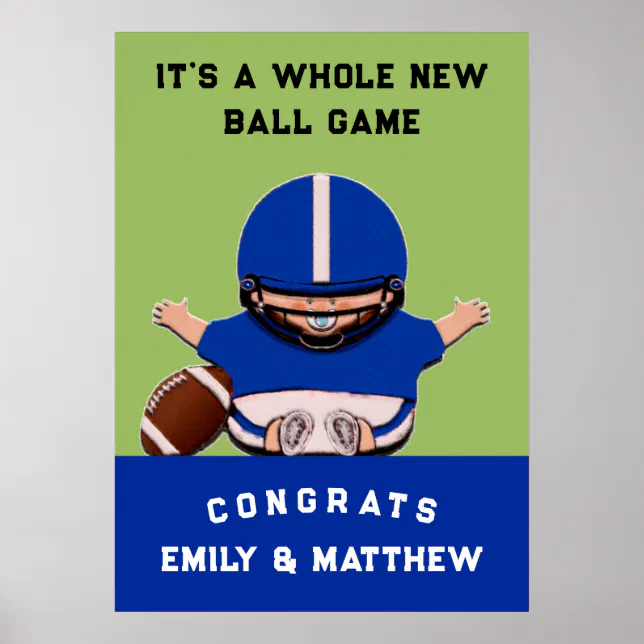 Boy Baby Shower Poster | Zazzle
